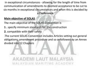 Solas assigment | PPTX