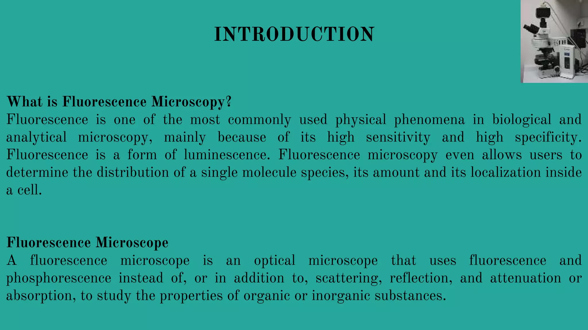 Fluorescence Microscopy | PPTX