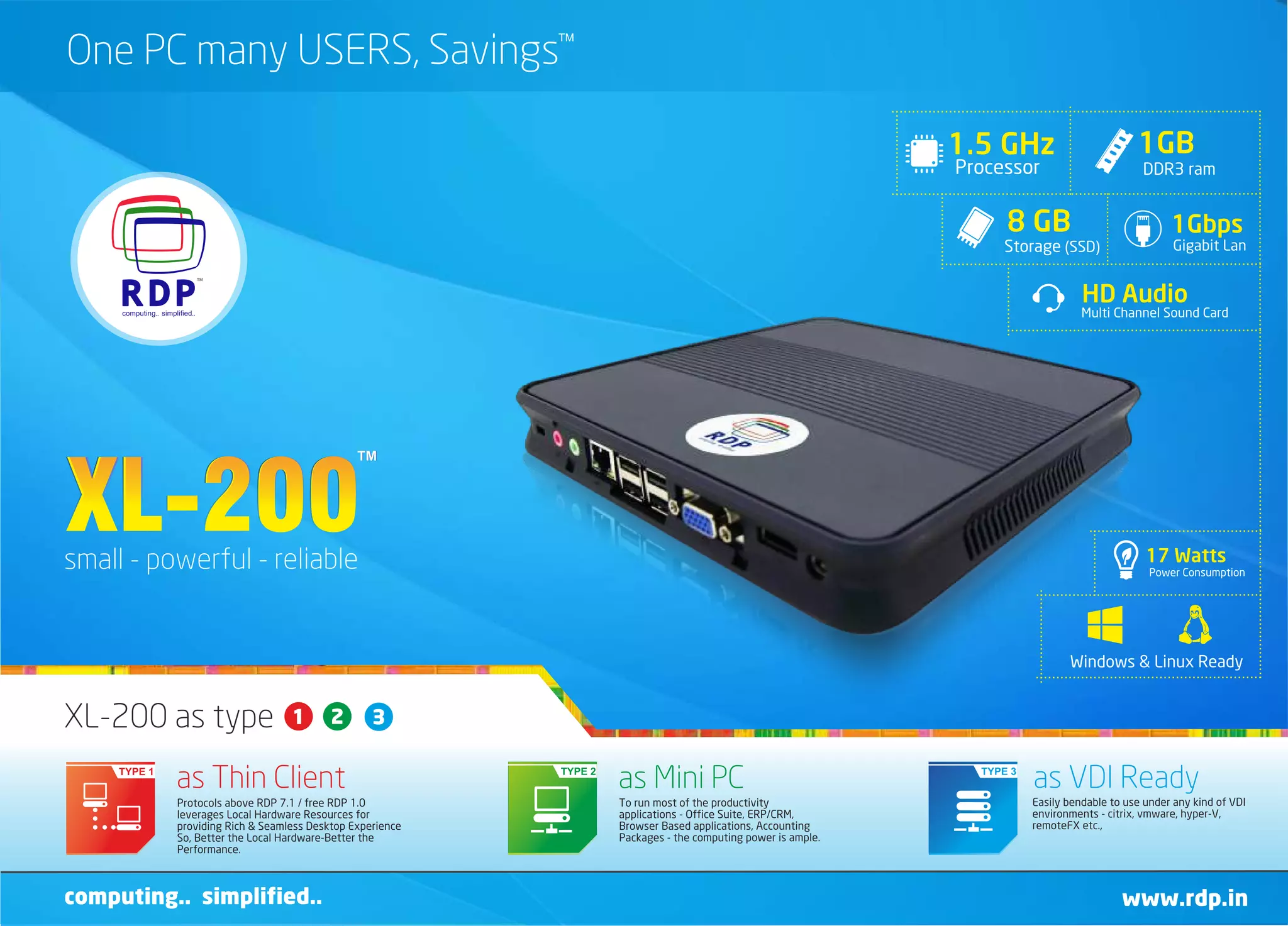 Powerful Thin Client XL-200 | PPT