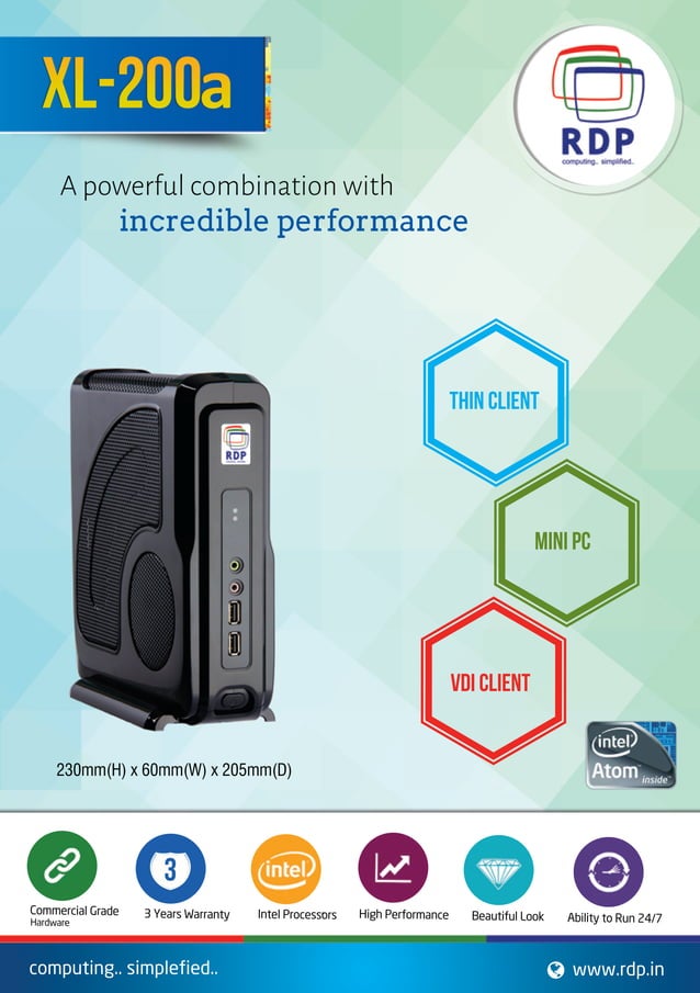 RDP Thin Client XL-200a | PDF