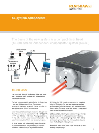 XL-80_laser_system_เลเซอร์ สอบเทียบ ตรวจสภาพเครื่องจักร CNC | PDF