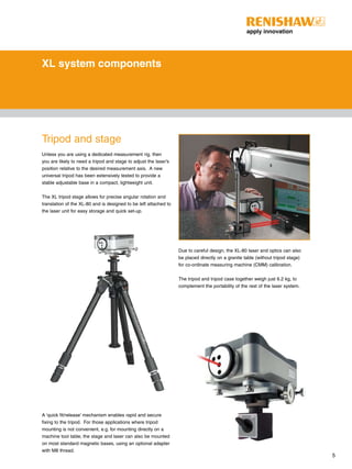 XL-80_laser_system_เลเซอร์ สอบเทียบ ตรวจสภาพเครื่องจักร CNC | PDF