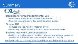 Xl Audit Central - Automated EUC Risk Management | PDF