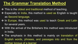 Grammar translation method | PPTX