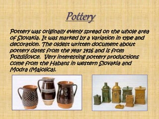 Slovak crafts | PPTX