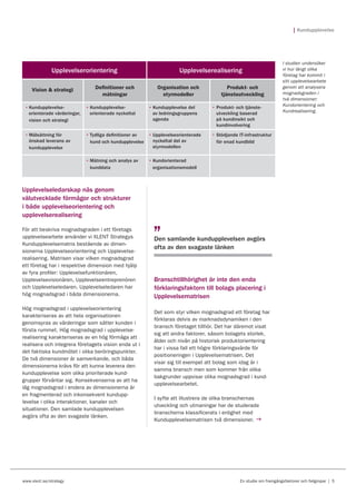 XLENT Strategy kundupplevelsestudie 2013 | PDF