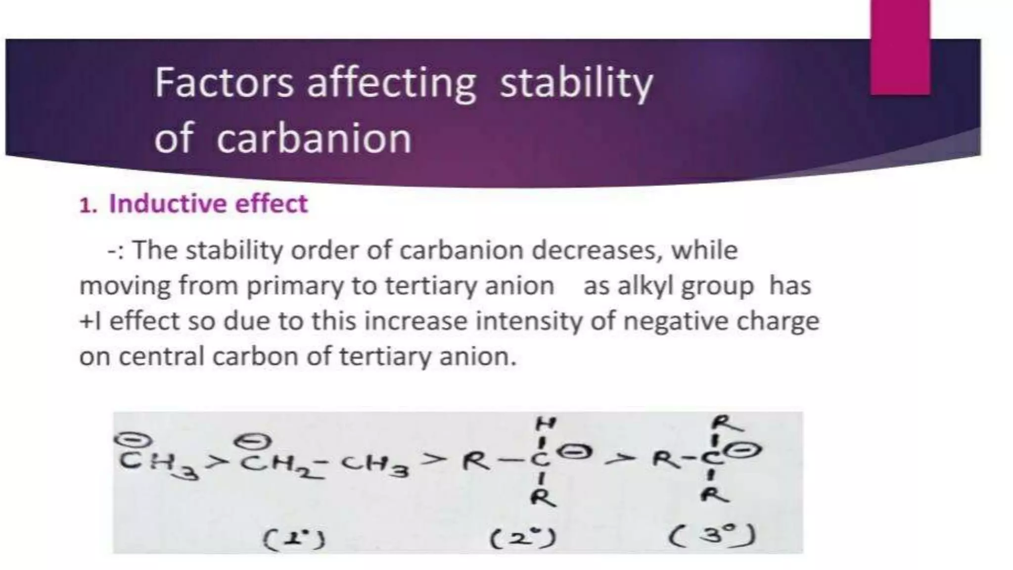 Carbanions | PPTX