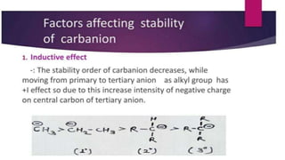 Carbanions | PPTX