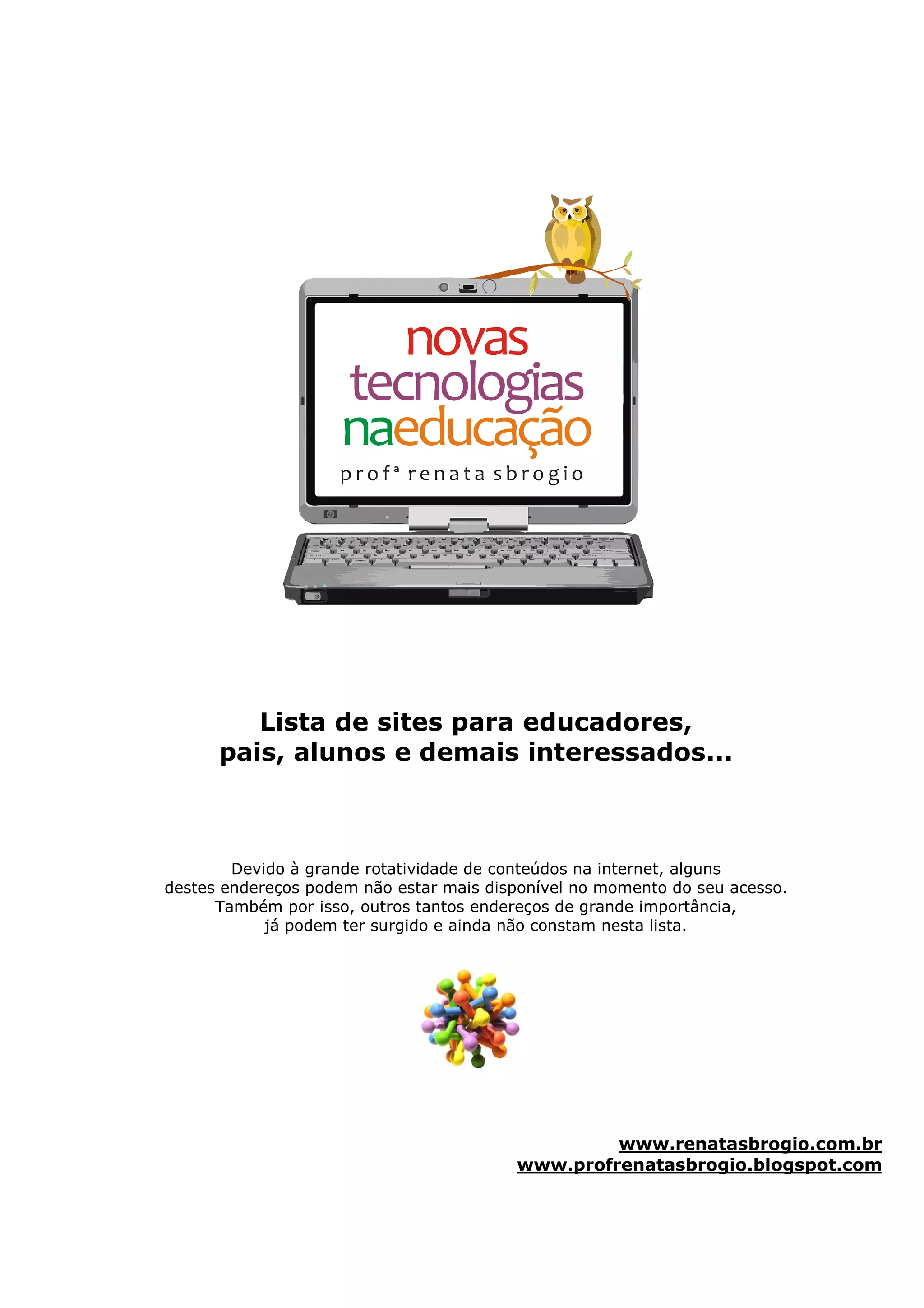Lista de links educacionais 2014 | PDF