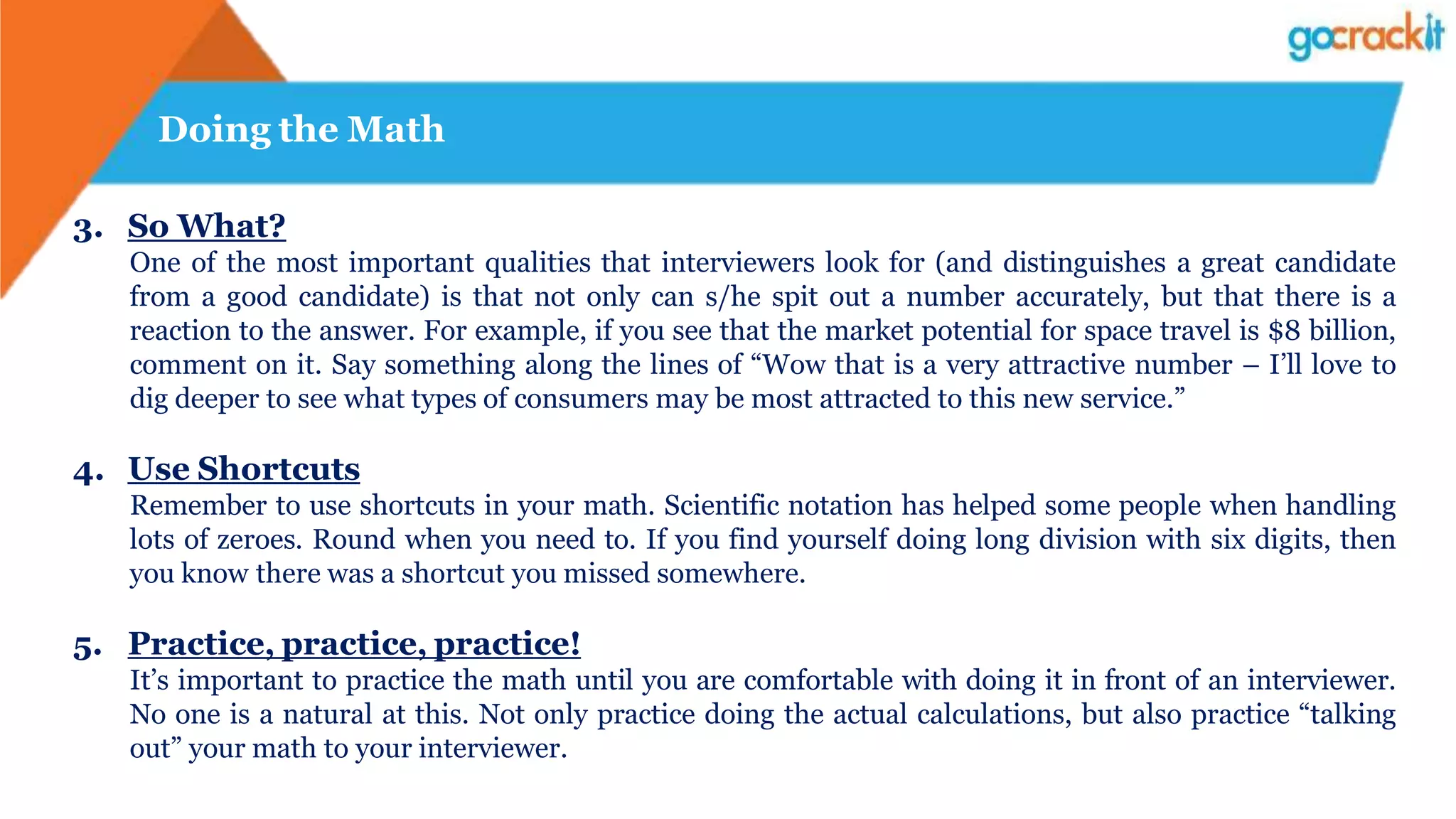 Management consulting case interview workshop | PDF