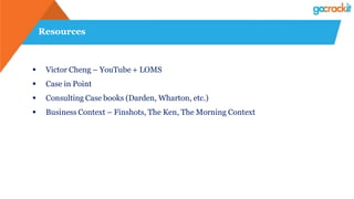 Management consulting case interview workshop | PDF