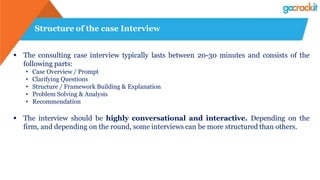 Management consulting case interview workshop | PDF