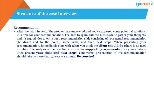 Management consulting case interview workshop | PDF | Management Consulting Industry | Industries