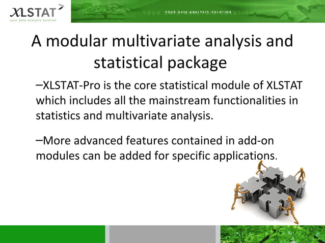 Xlstat Statistical Analysis Software Ppt Computer Software And Applications Computing