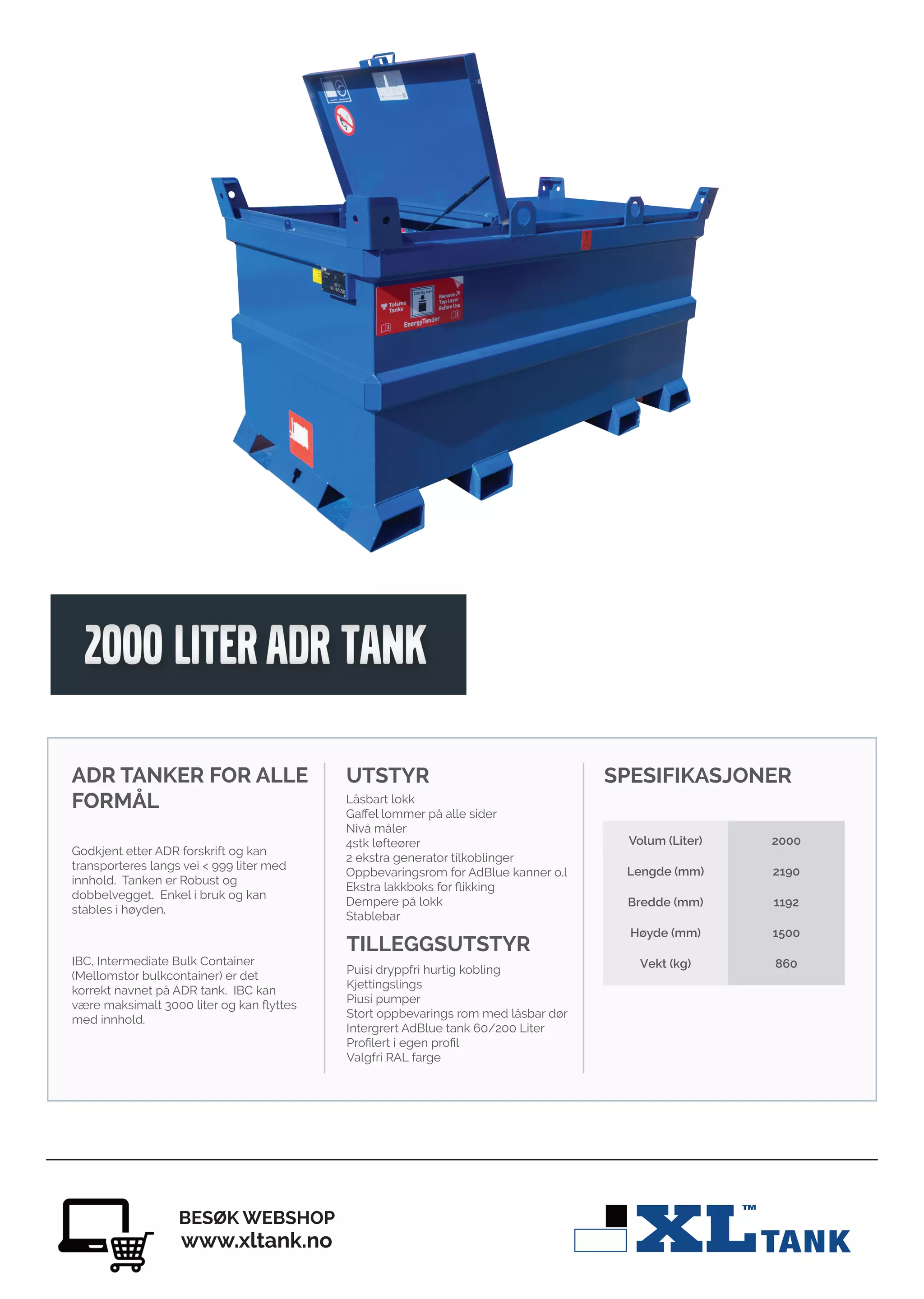 Xl tank 2000-l-adr-flyer-renderfile-170504 | PDF