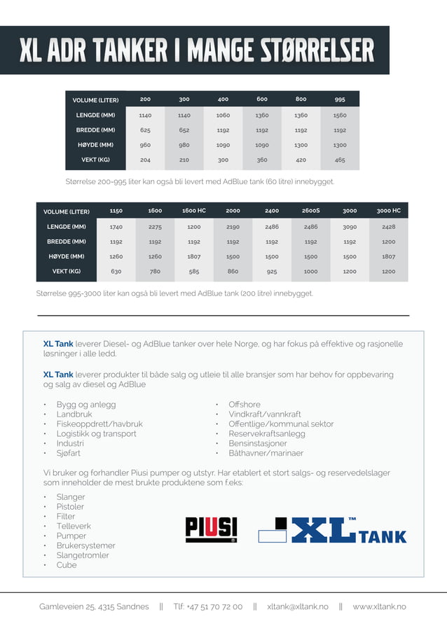 Xl tank 2000-l-adr-flyer-renderfile-170504 | PDF