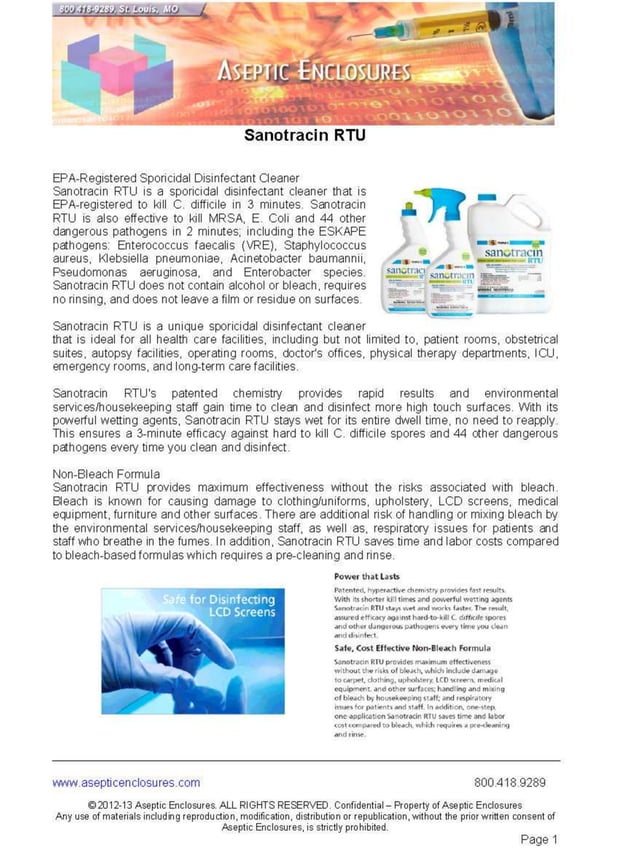 XLTC and Sanotracin RTU | PDF