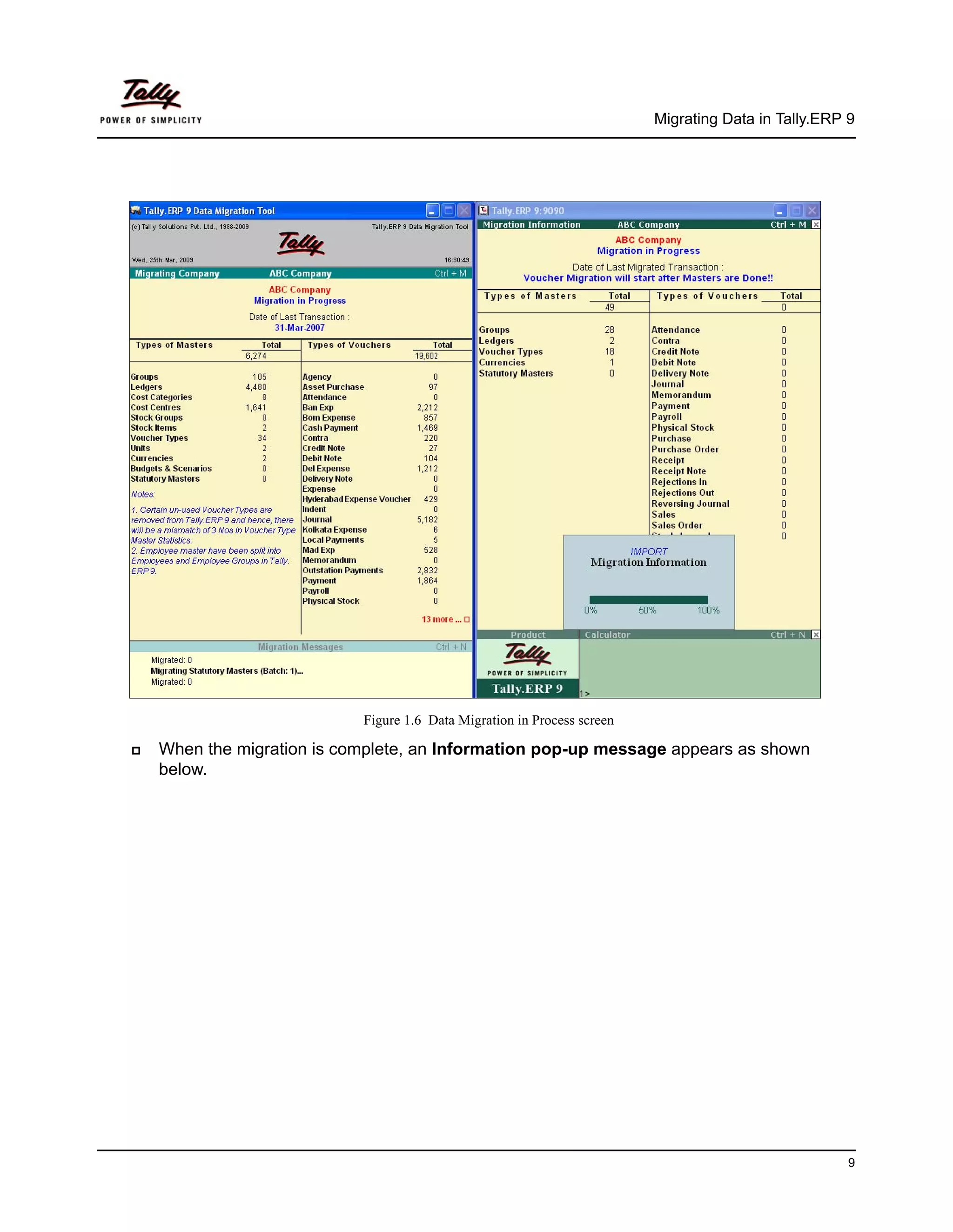 Migrate earlier Tally data to Tally ERP 9 | PDF
