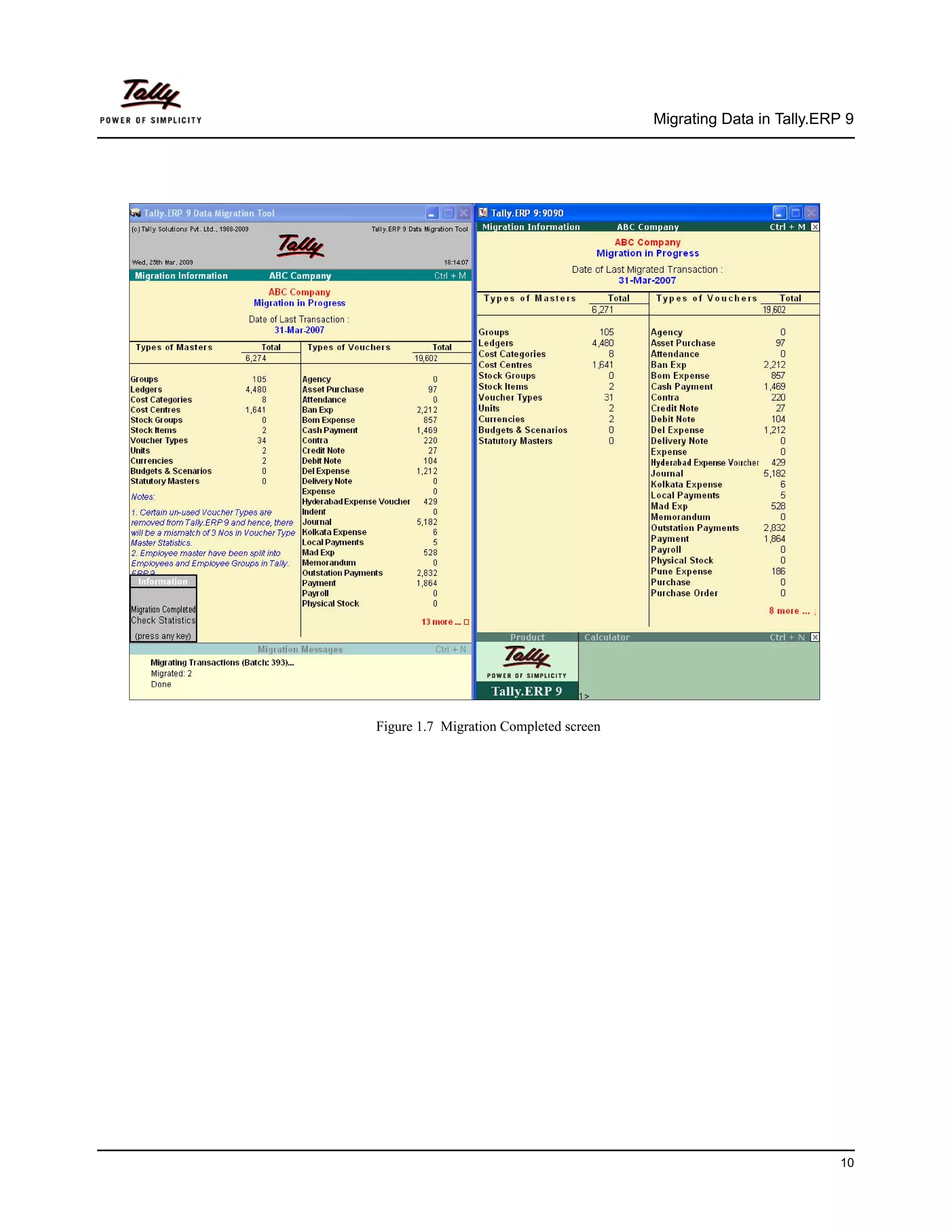 Migrate earlier Tally data to Tally ERP 9 | PDF