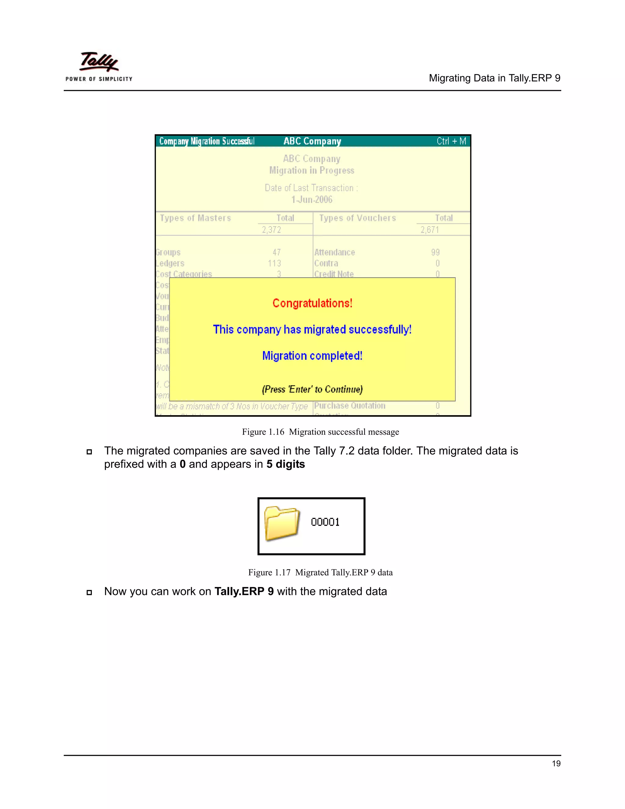 Migrate earlier Tally data to Tally ERP 9 | PDF