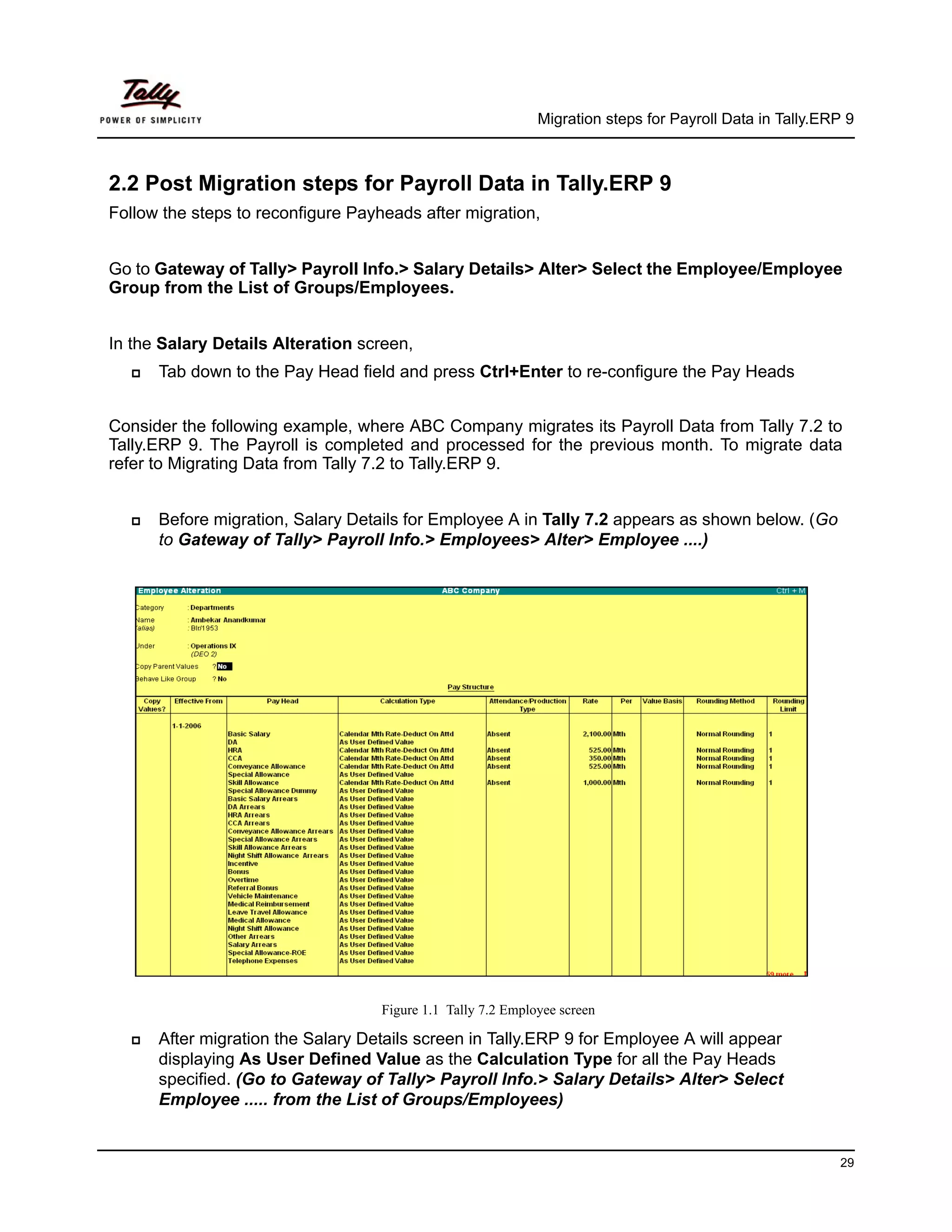 Migrate earlier Tally data to Tally ERP 9 | PDF