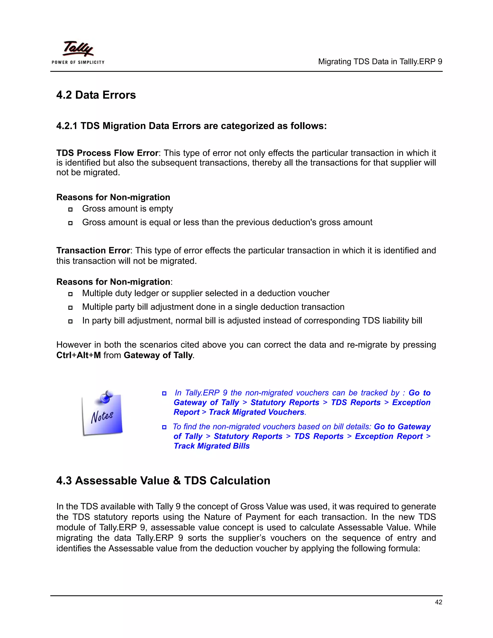 Migrate earlier Tally data to Tally ERP 9 | PDF