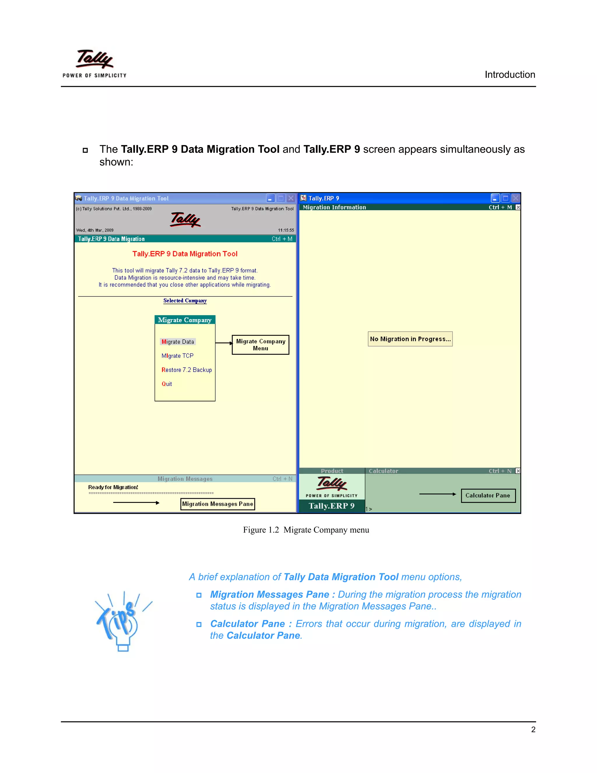 Migrate earlier Tally data to Tally ERP 9 | PDF