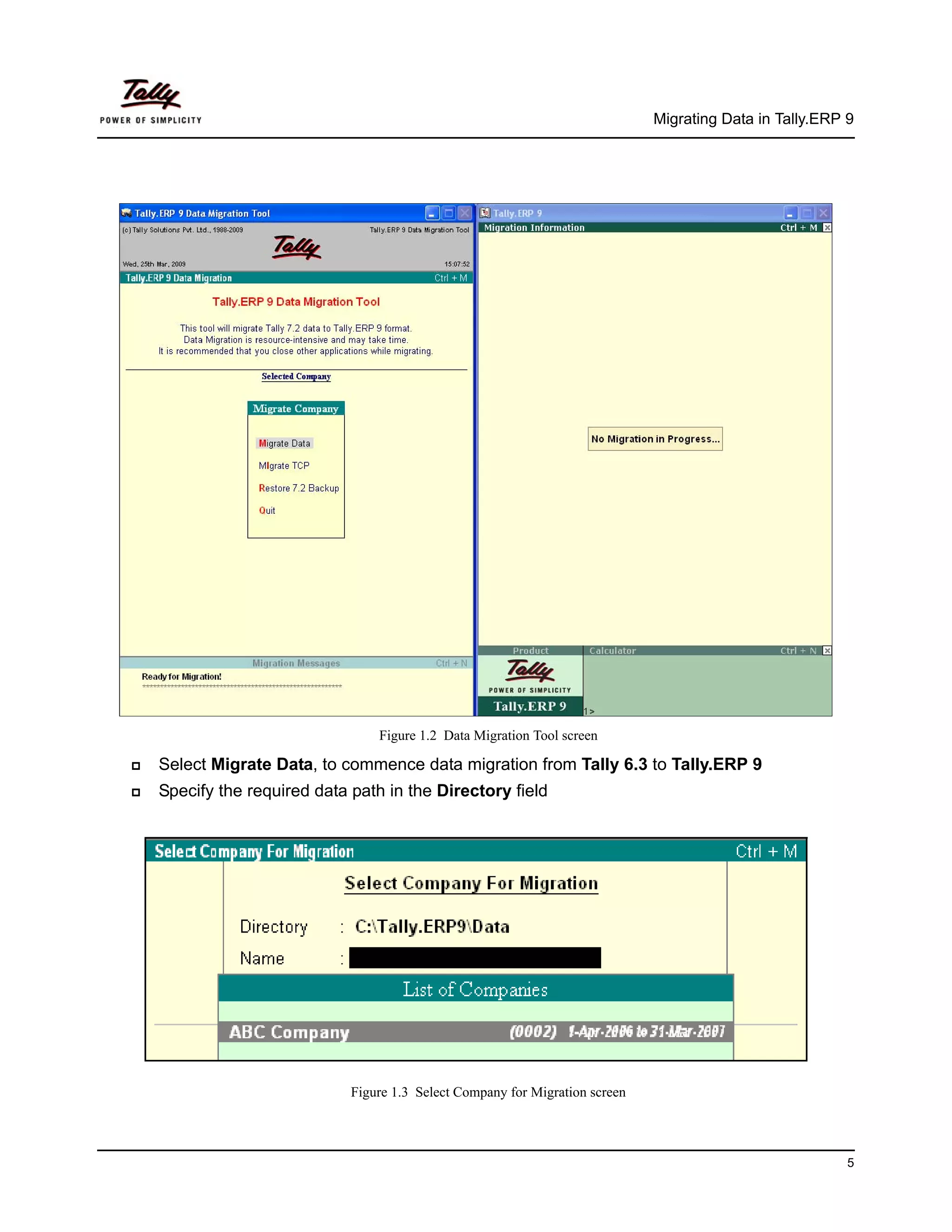 Migrate earlier Tally data to Tally ERP 9 | PDF