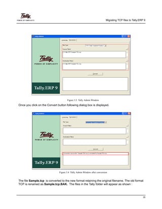 Migrate earlier Tally data to Tally ERP 9 | PDF