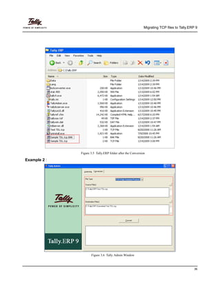 Migrate earlier Tally data to Tally ERP 9 | PDF