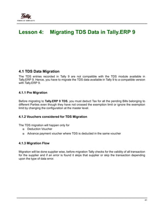 Migrate earlier Tally data to Tally ERP 9 | PDF