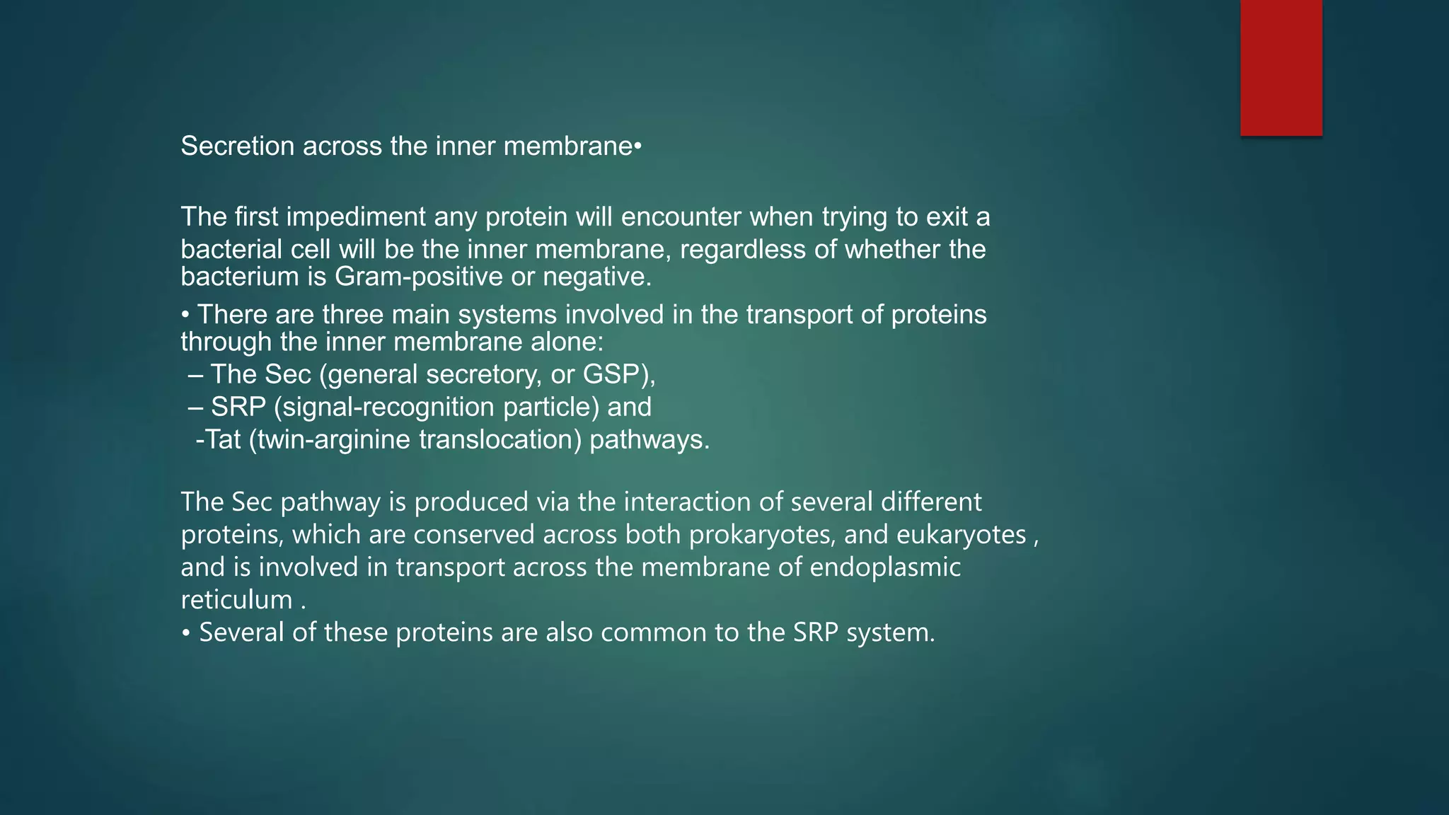 Bacterial transport system | PPTX