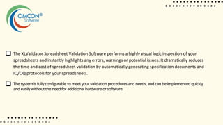XLValidator Spreadsheet Validation Software | PDF