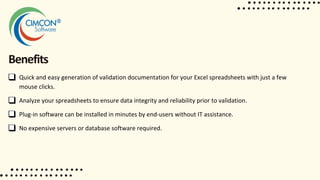 XLValidator Spreadsheet Validation Software | PDF
