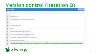 Deployment of xlwings-powered spreadsheets (webinar) | PPT