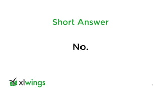 Deployment of xlwings-powered spreadsheets (webinar) | PPT