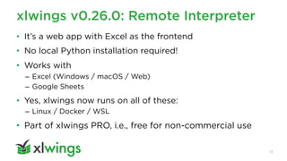Cross-platform Spreadsheet Automation with Python | PDF