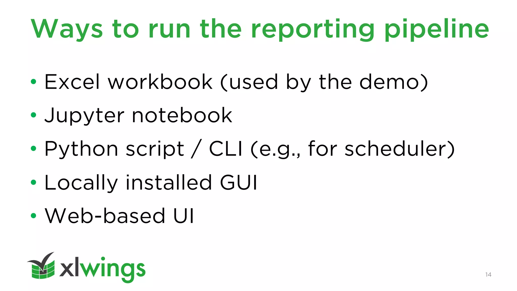 Automate your PDF factsheets with xlwings Reports | PPT