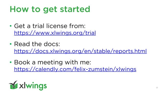 Automate your PDF factsheets with xlwings Reports | PPT