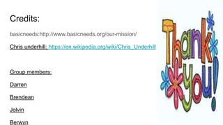 Chris underhill(health entrepreneur) | PPTX