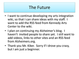 Wiki blog presentation | PPT