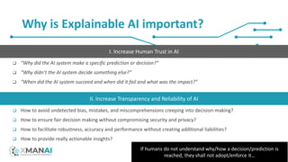 XMANAI - Foundations for Explainable AI | PPT