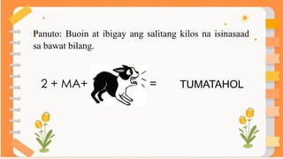 Kasingkahulugan ng mga salitang matatalinghaga | PPTX