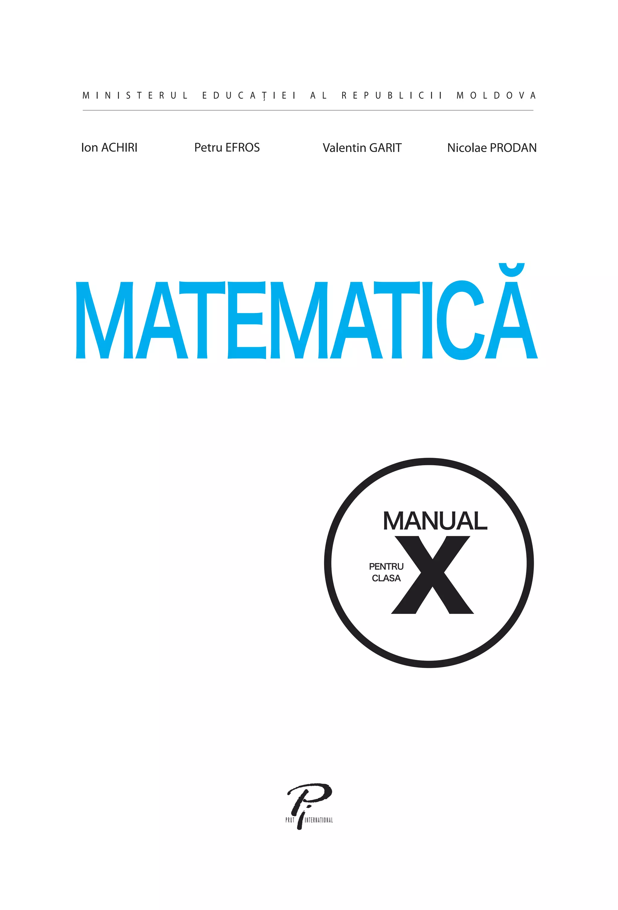 X matematica (in limba romana) | PDF