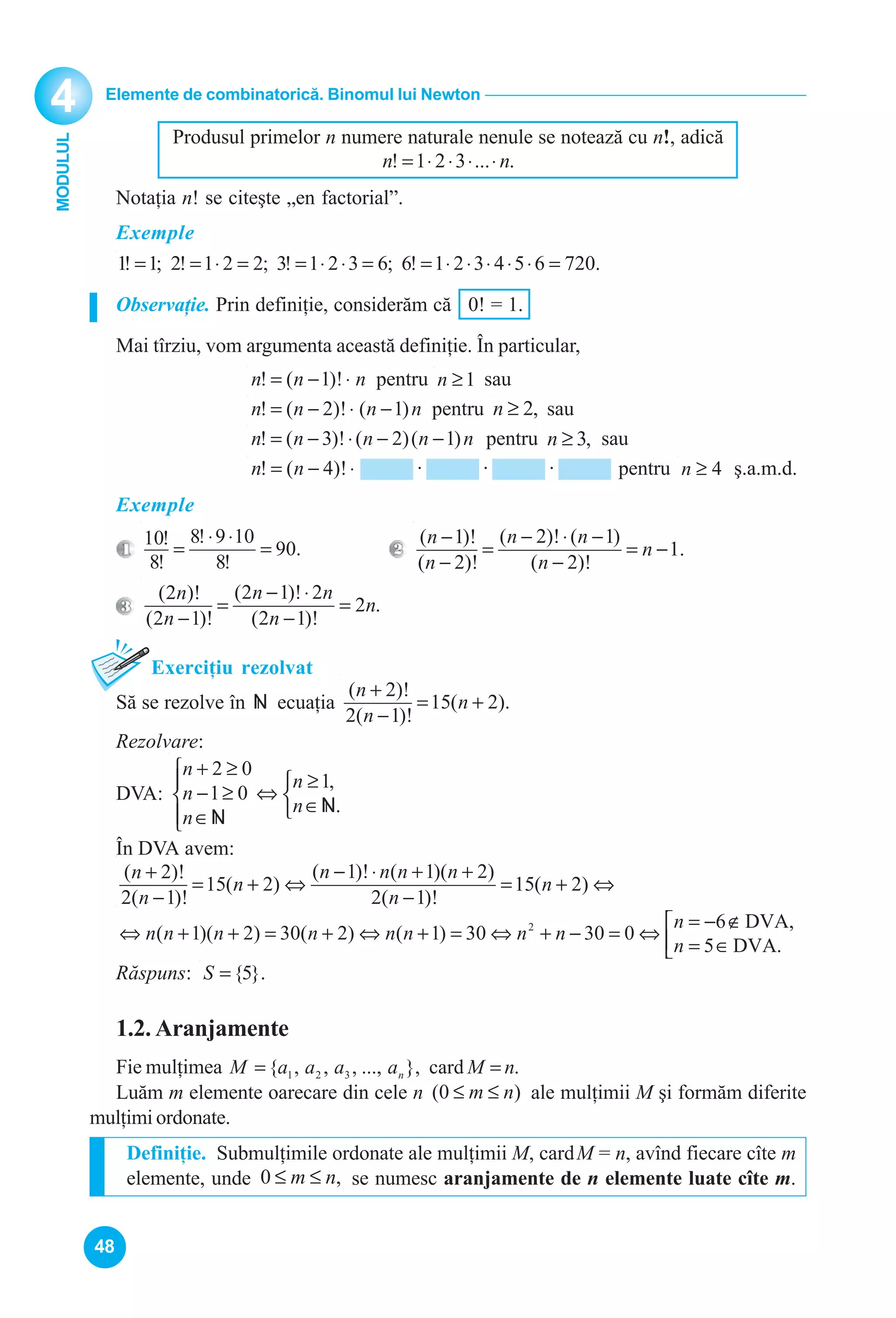 X matematica (in limba romana) | PDF