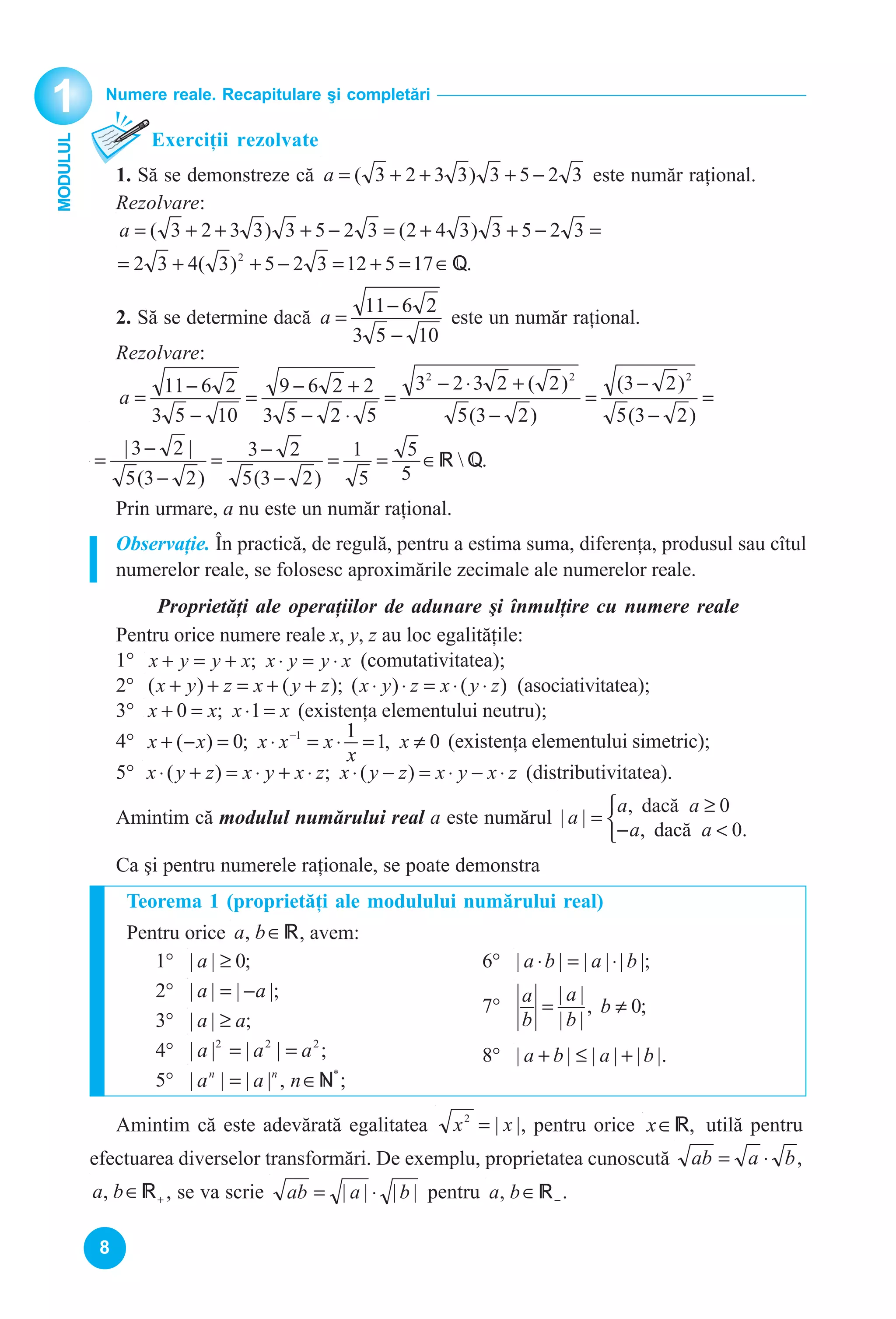X matematica (in limba romana) | PDF