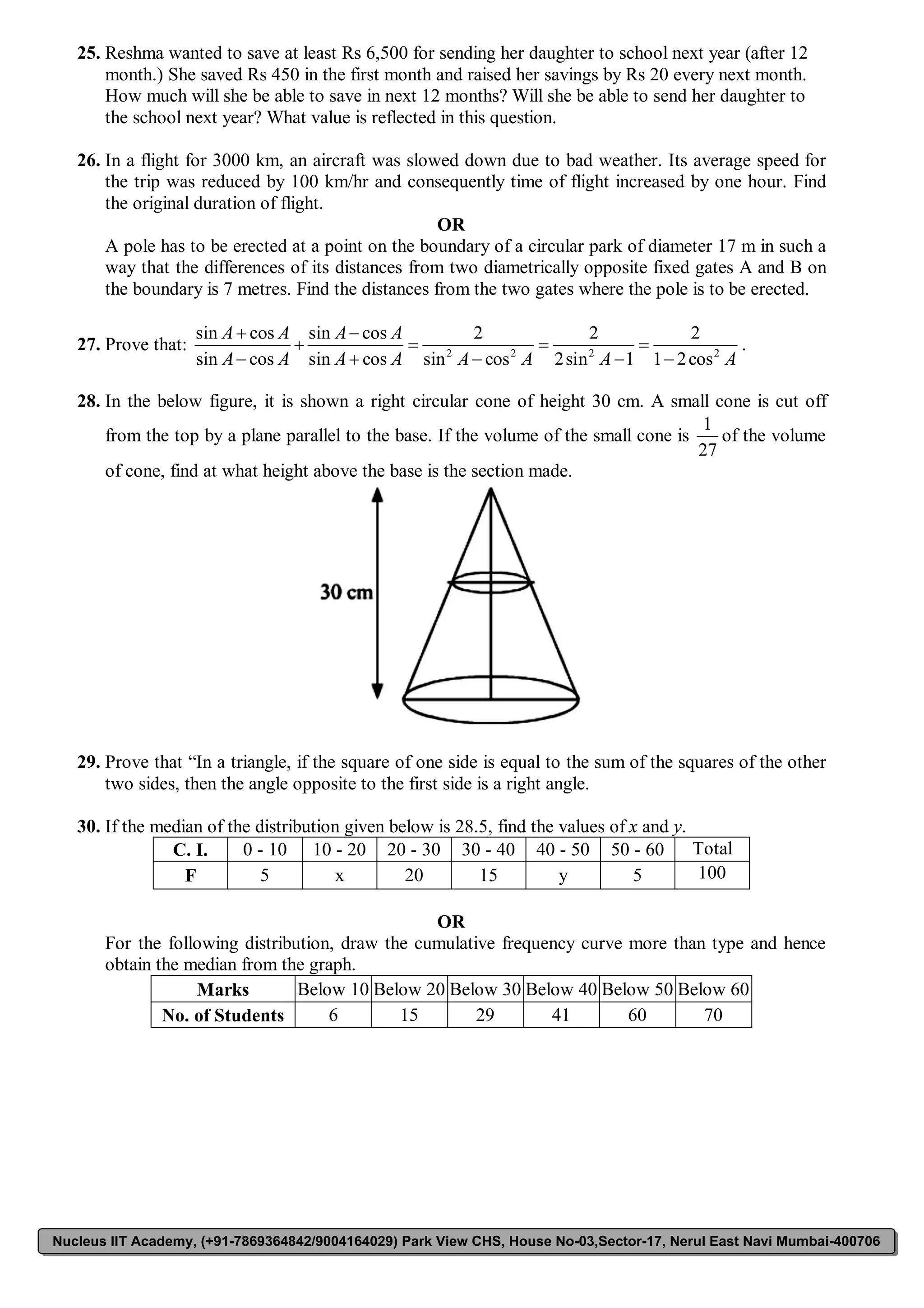 X maths 100219 | PDF