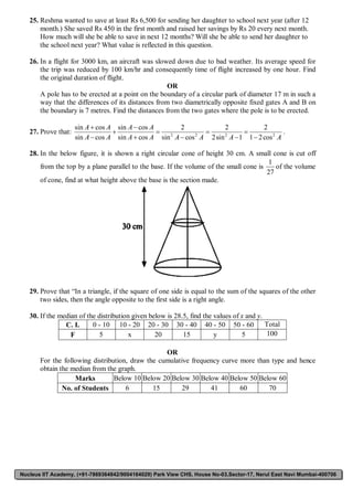 X maths 100219 | PDF