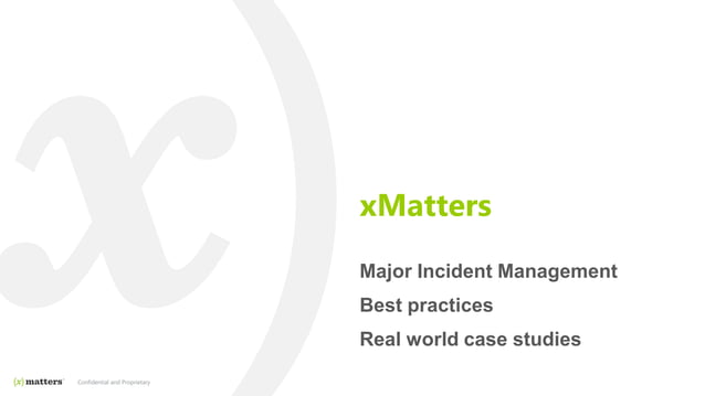 Major Incident Management | PDF | Computer Software and Applications | Computing