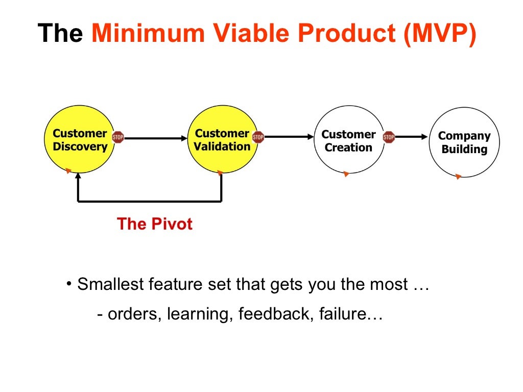The Minimum Viable Product (MVP)